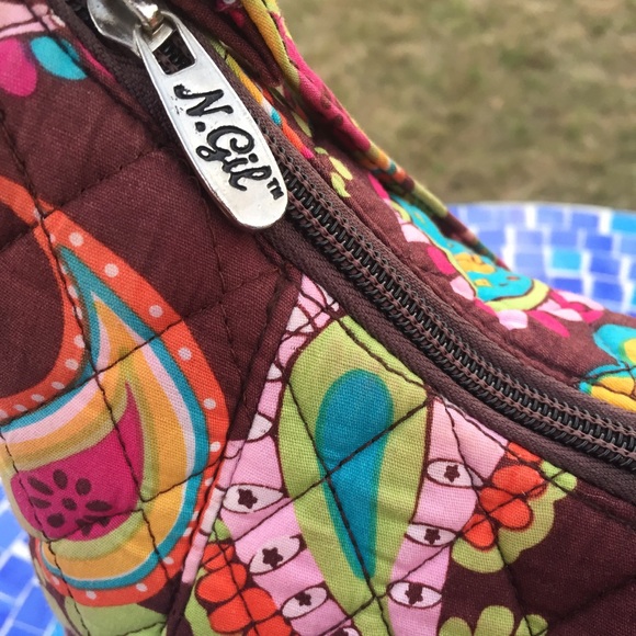 N. Gil | Bags | Adorable N Gil Quilted Cotton Hobo Bag | Poshmark